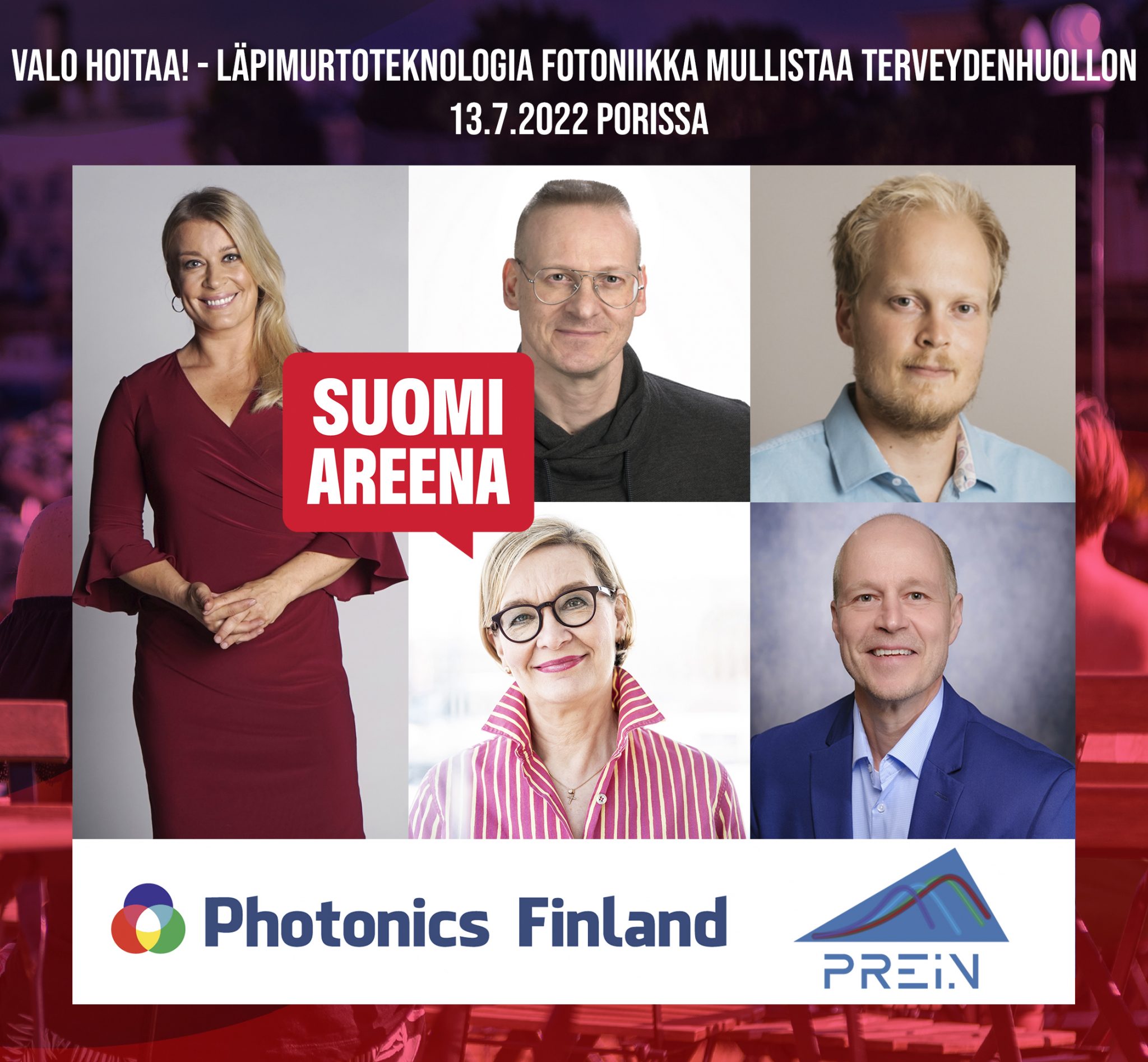 SuomiAreena 2022: Valo hoitaa! – Läpimurtoteknologia fotoniikka mullistaa terveydenhuollon ...