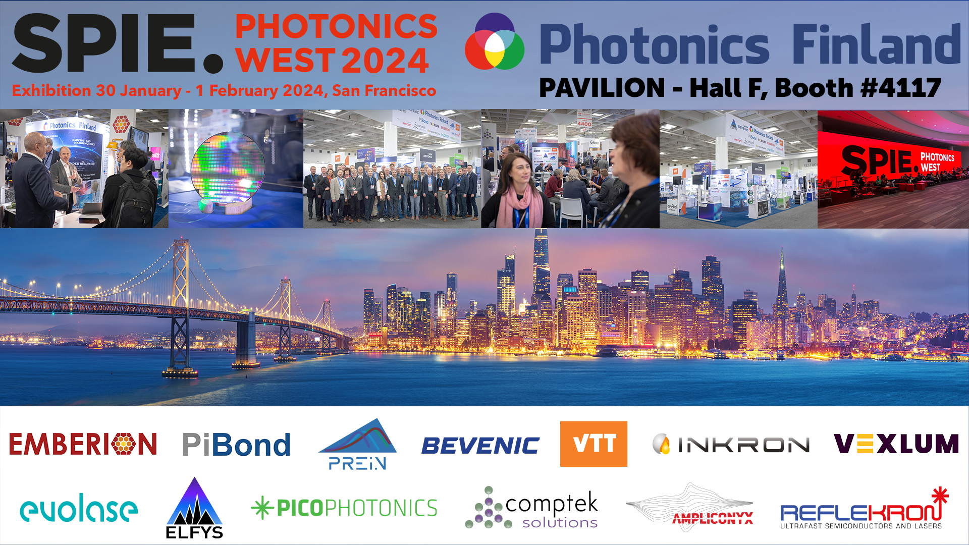 Photonics West 2024 – Photonics Finland Pavilion – Photonics Finland