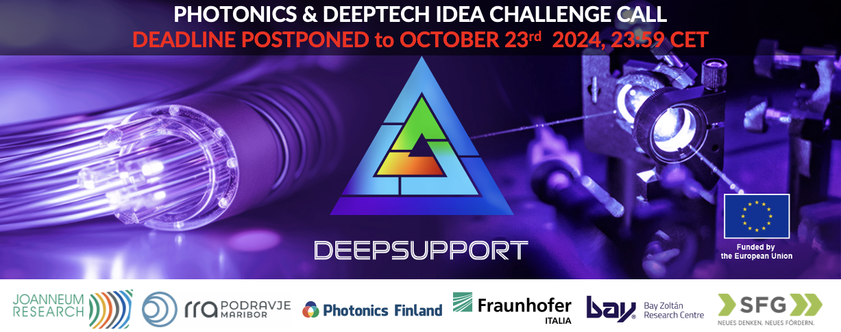 DEEPSUPPORT – Photonics and DeepTech idea challenge Call – Photonics Finland
